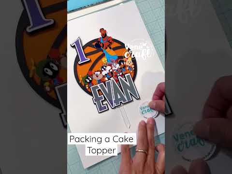 Pack a Cake Topper with me. Easy and fast :)