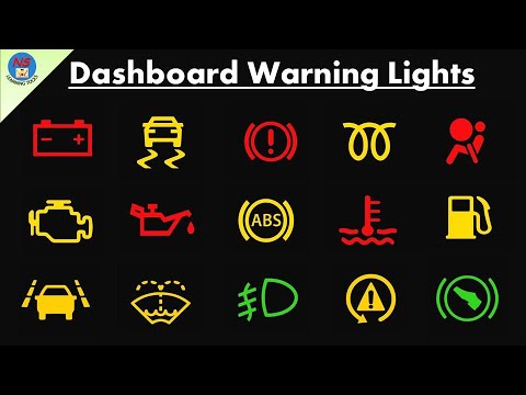 50 Dashboard warning lights | Warning lights on your car's dashboard | Car Dashboard Symbols Meaning
