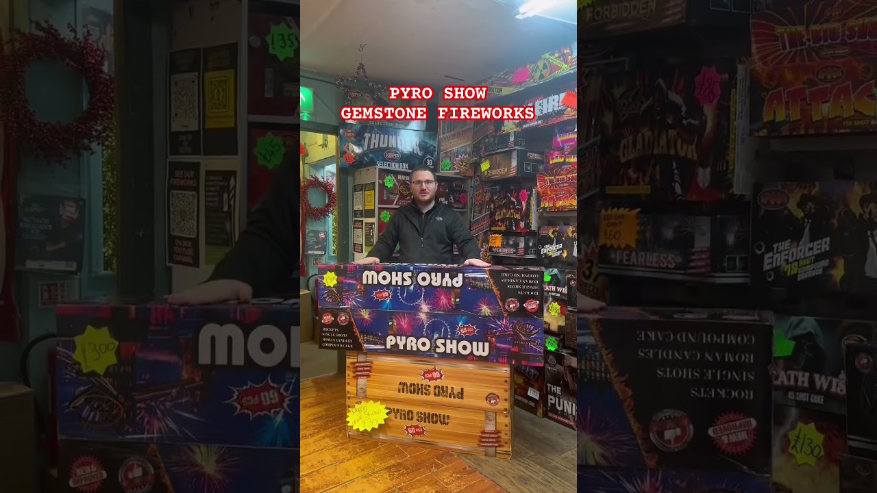 Best Fireworks Display Crate - The Pyro Show By Gemstone Fireworks #fireworks #best #pyro