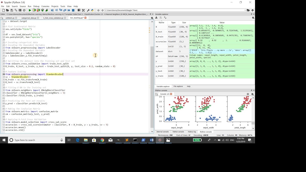 Introductory Python KNN Multi-class Classification Tutorial using Iris Dataset