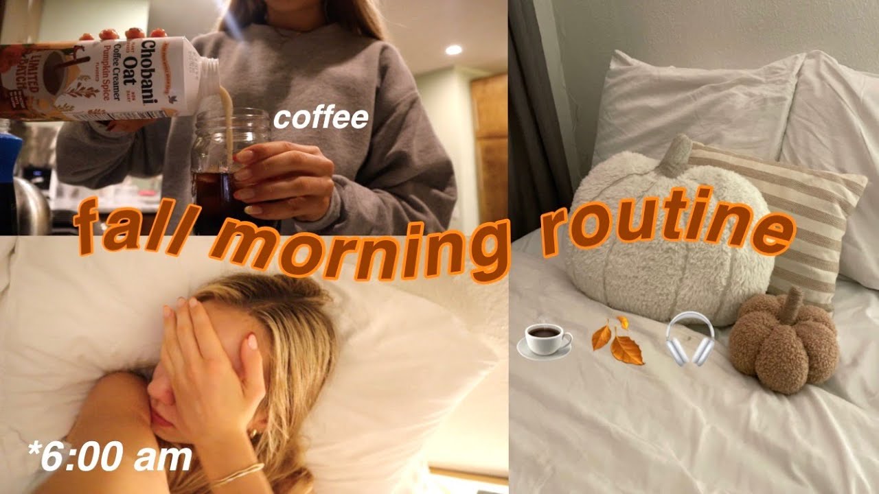 school fall morning routine 2023