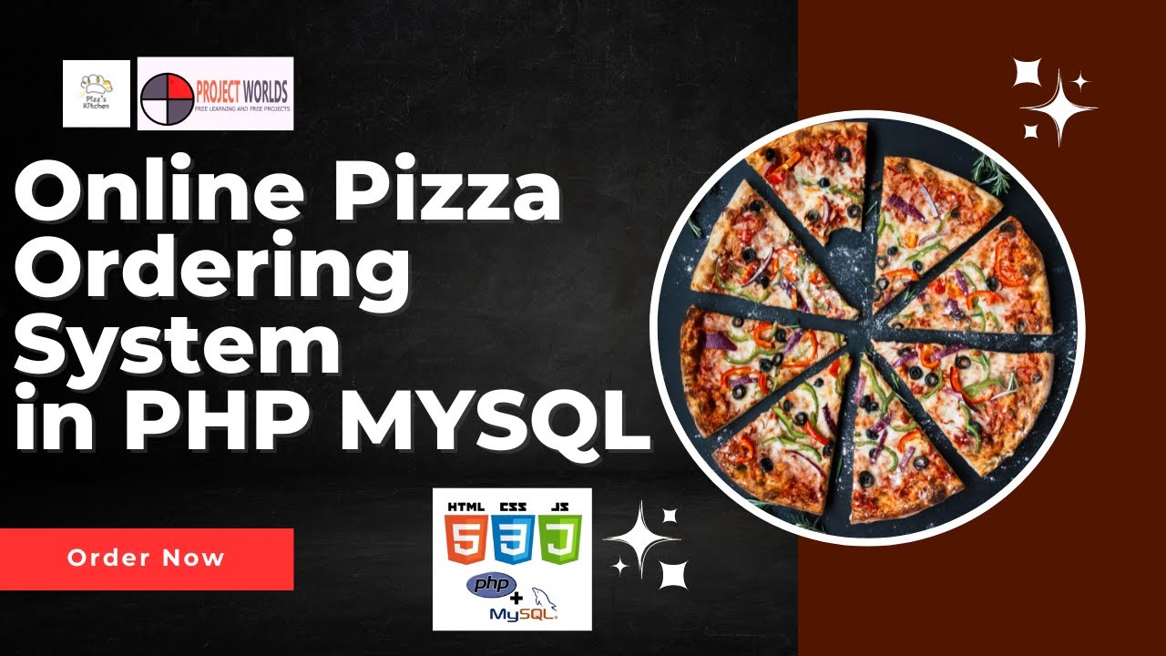 Online Pizza Ordering System in php mysql complete source code