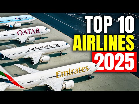 Top Ten BEST AIRLINES in the World in 2025