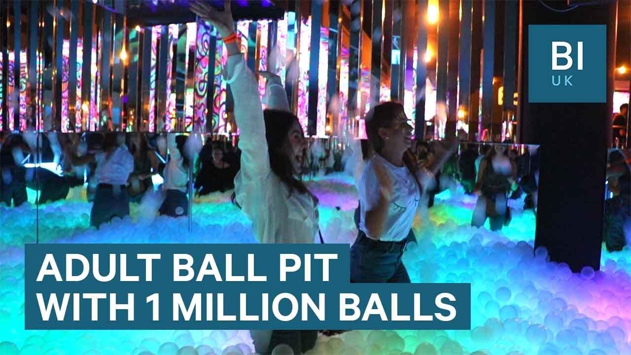 London's first ball pit bar opened a new venue that's 8 times bigger with 1 million balls
