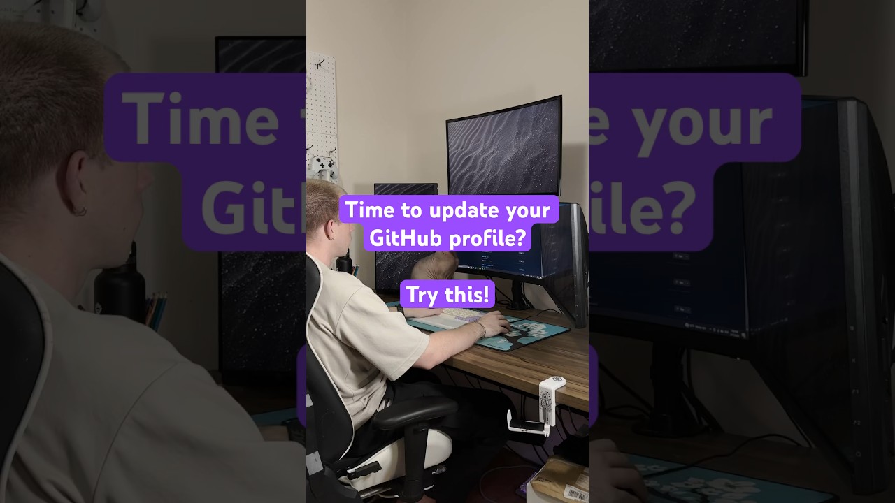 Need a clean GitHub template for your profile? I gotchu #tech #tutorial #coding
