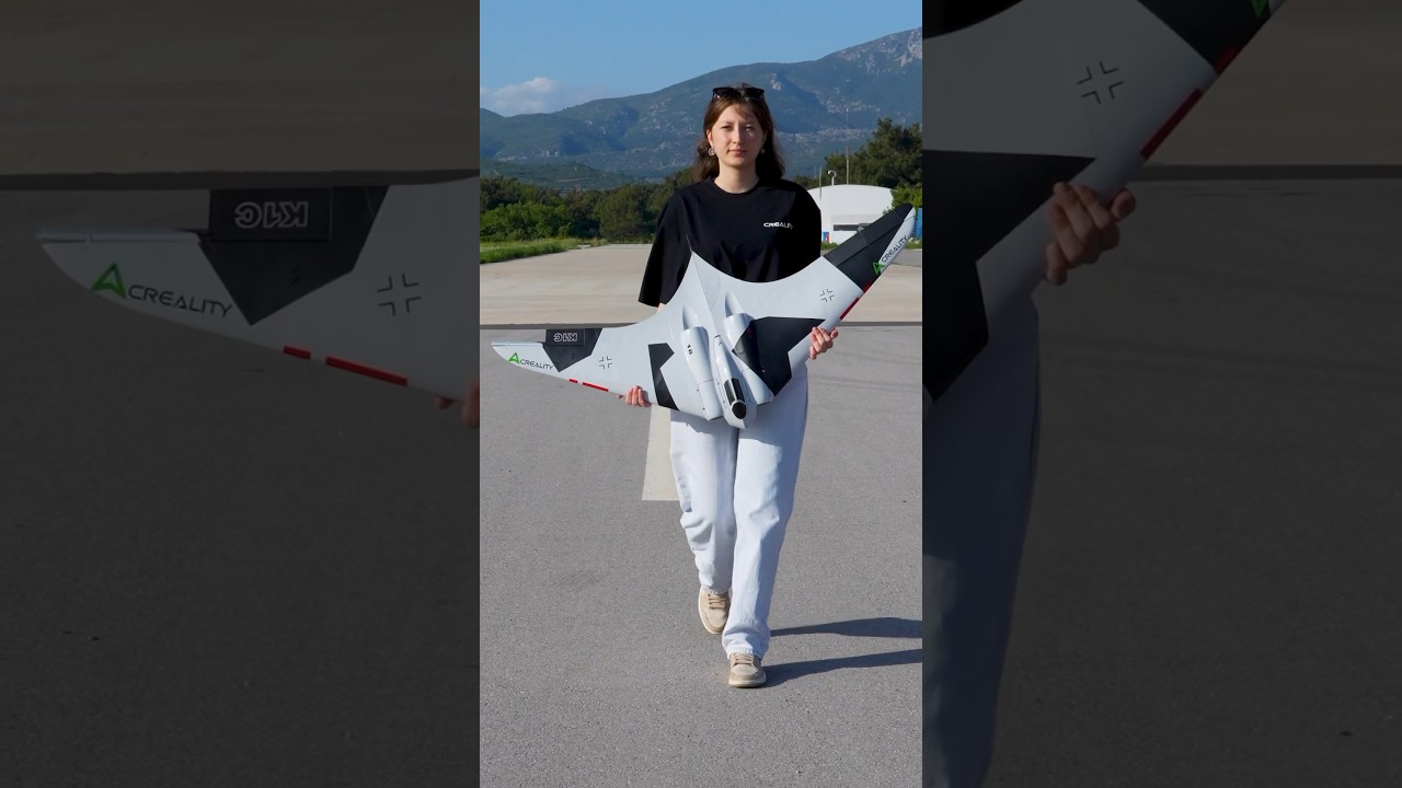 3D Printed Horten Ho 229 Rc Airplane - 3D Printing Timelapse