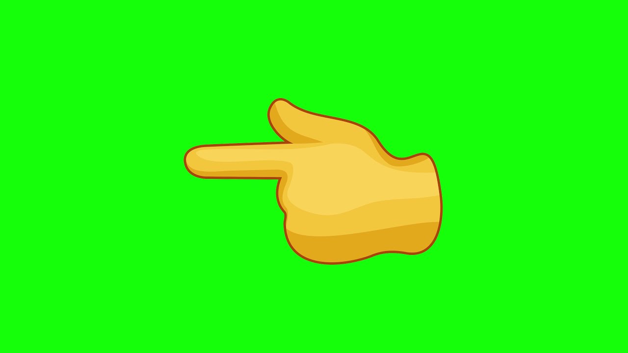 Backhand Index Finger Pointing Left Animated Emoji in (4K Quality + Free Download Google Drive Link)
