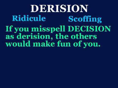 derision