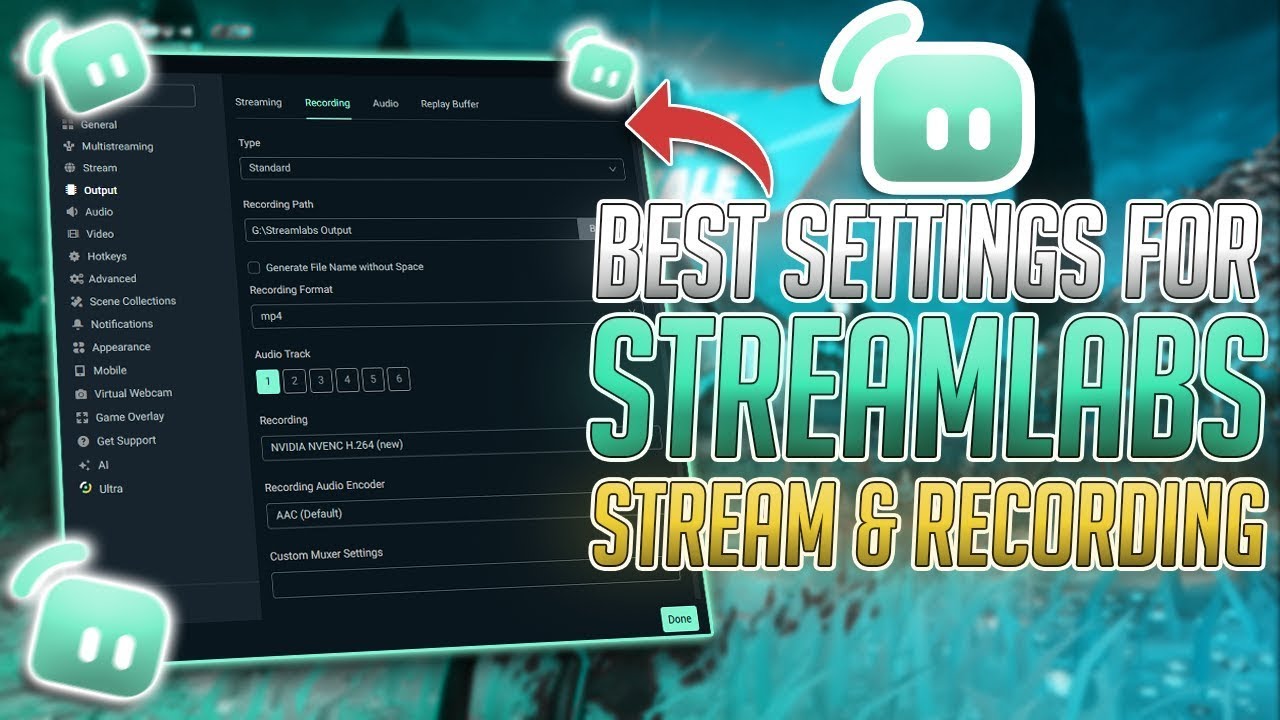 Best Streamlabs Settings for Streaming & Recording [1080p60fps] on ANY PC
