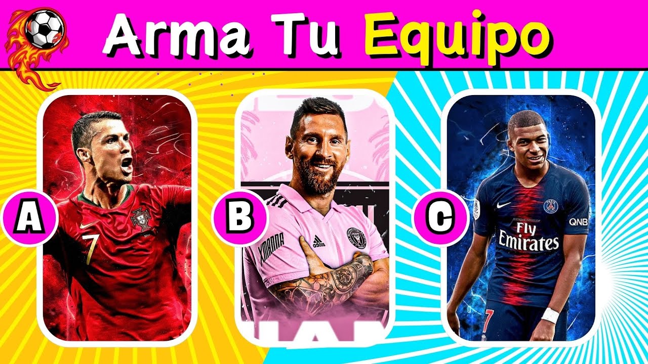 Arma Tu Equipo IDEAL ¿Qué jugador prefieres? | ELIGE UN JUGADOR PARA TU EQUIPO | Quiz FÚTBOL ⚽