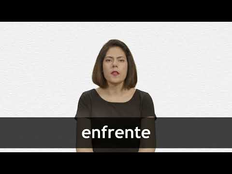 English Translation of “ENFRENTE” | Collins Spanish-English Dictionary