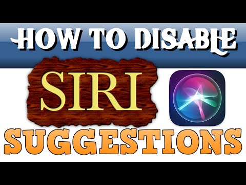 disable Siri suggestions in spotlight search ( IPad and iPhones )