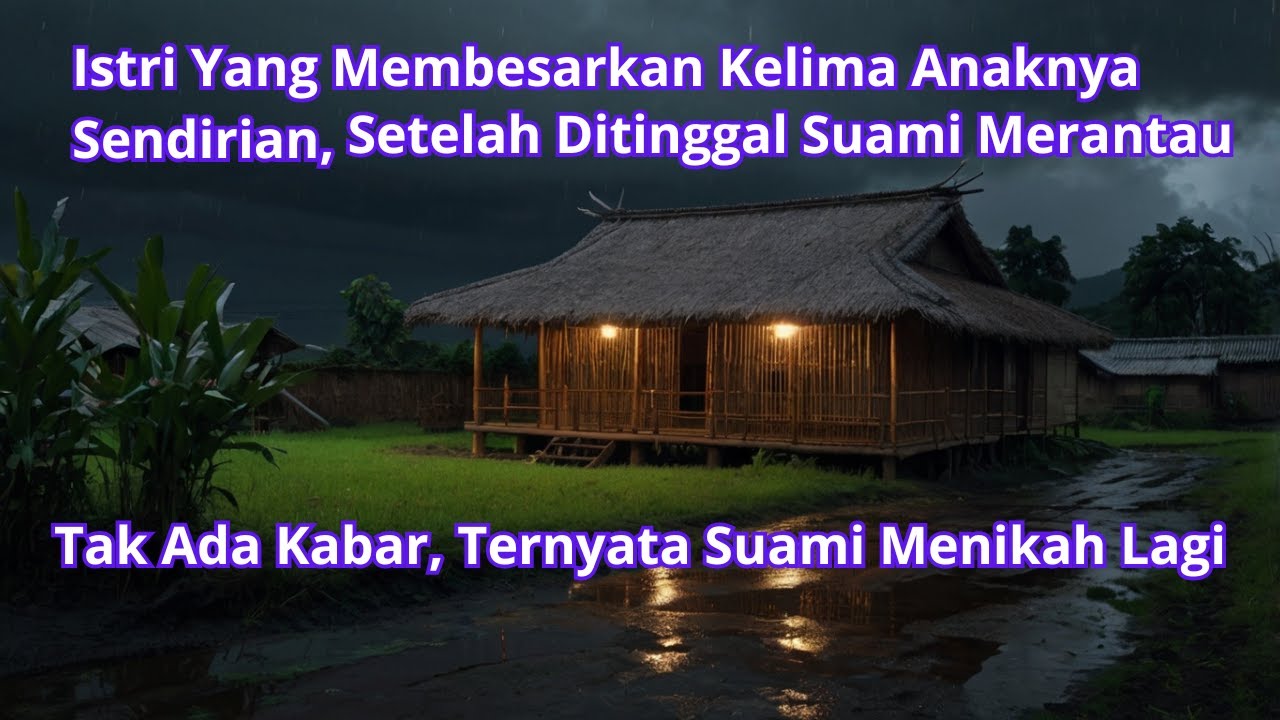 Tak Ada Kabar, Ternyata Suami Menikah lagi, Istri membesarkan Kelima Anaknya Seorang Diri