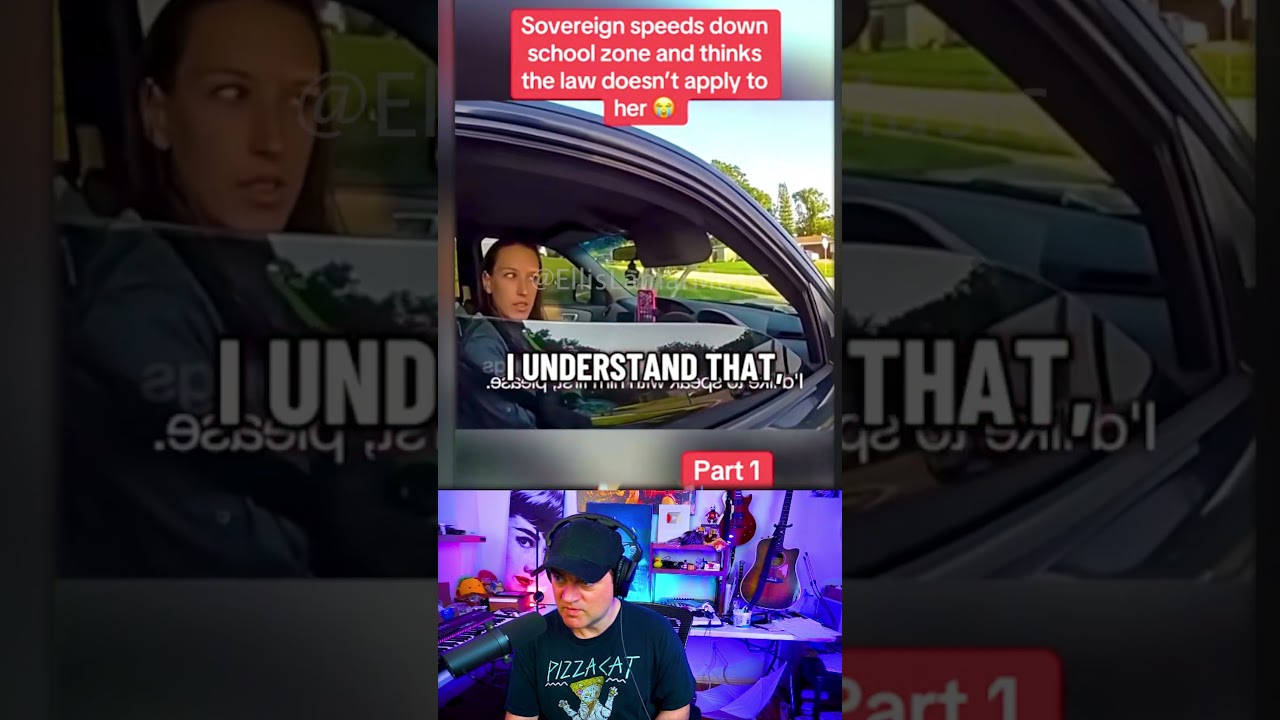 Speeding Karen says she is BEYOND THE LAW! part 1 #police #cops #reaction #drama