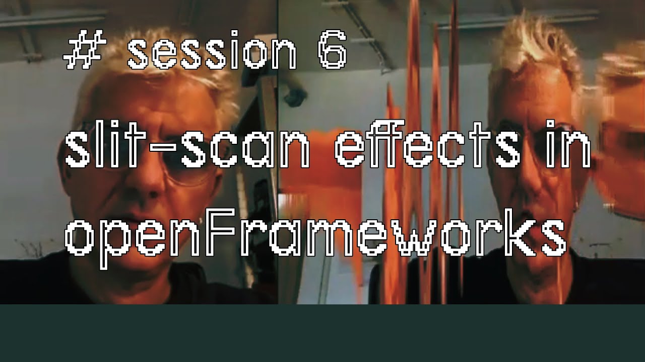 openFrameworks creative coding: Making a slit-scan camera