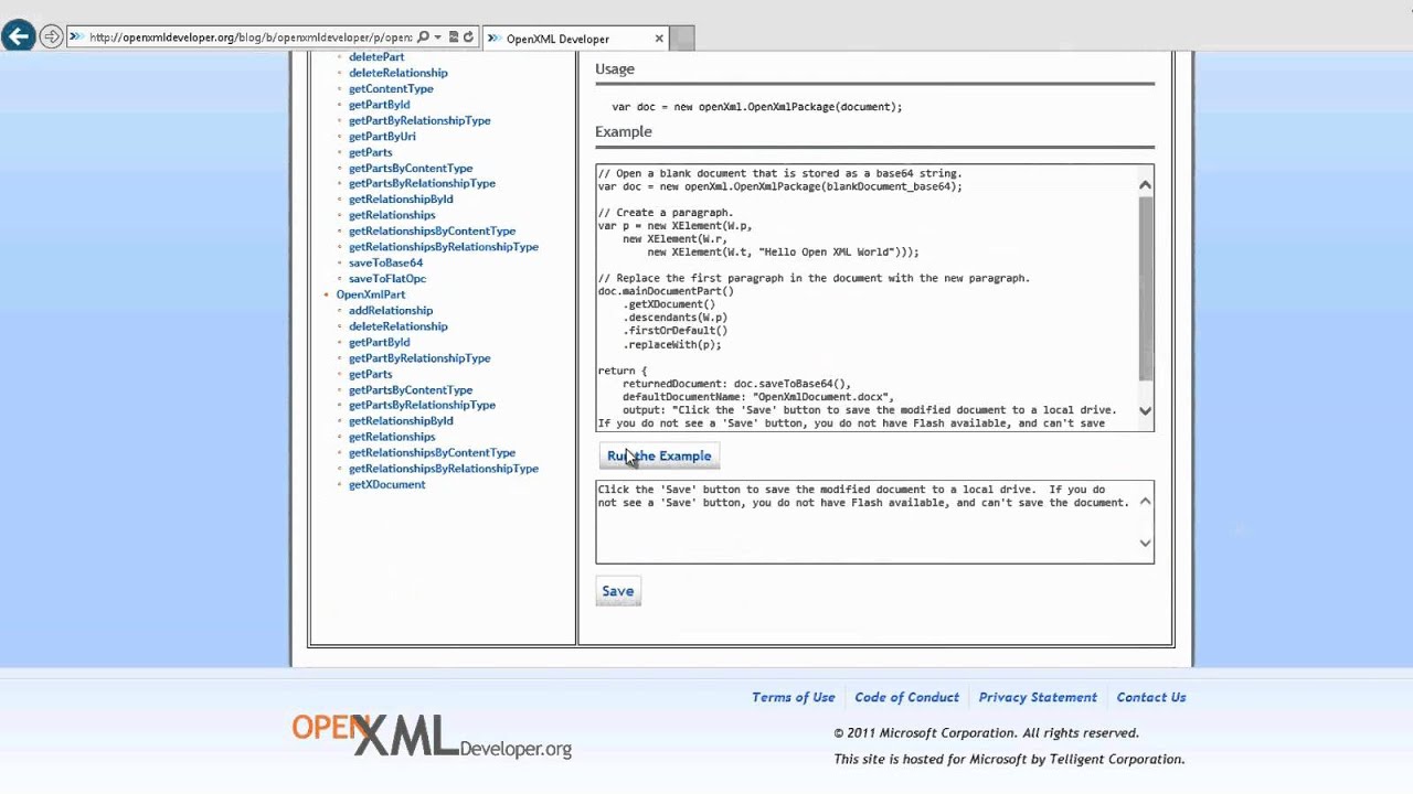 OpenXmlSdkJs Intro
