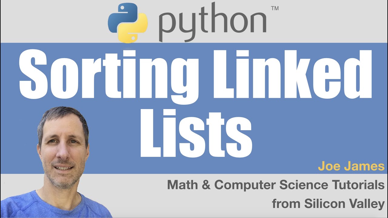 Python: Sorting a Linked List