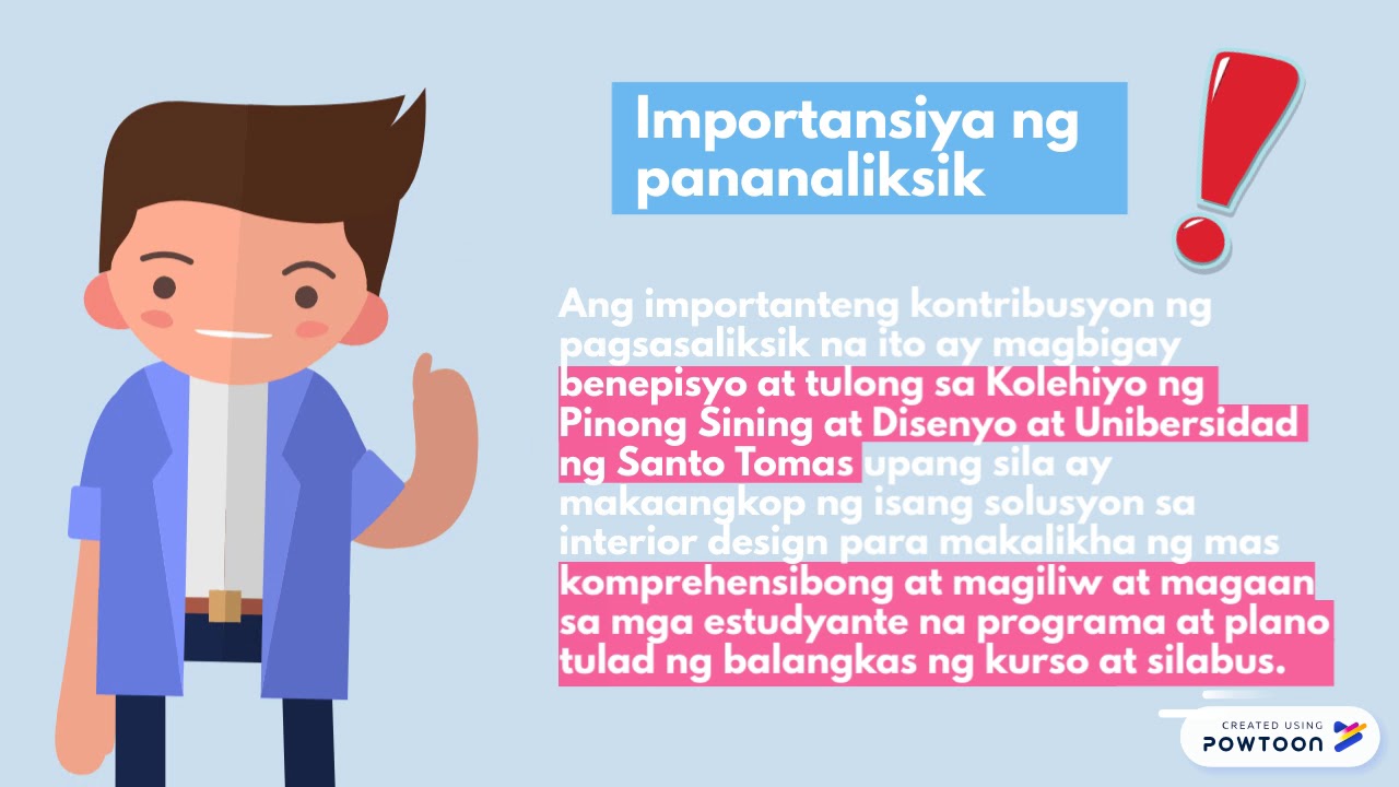 Filipino Thesis Video