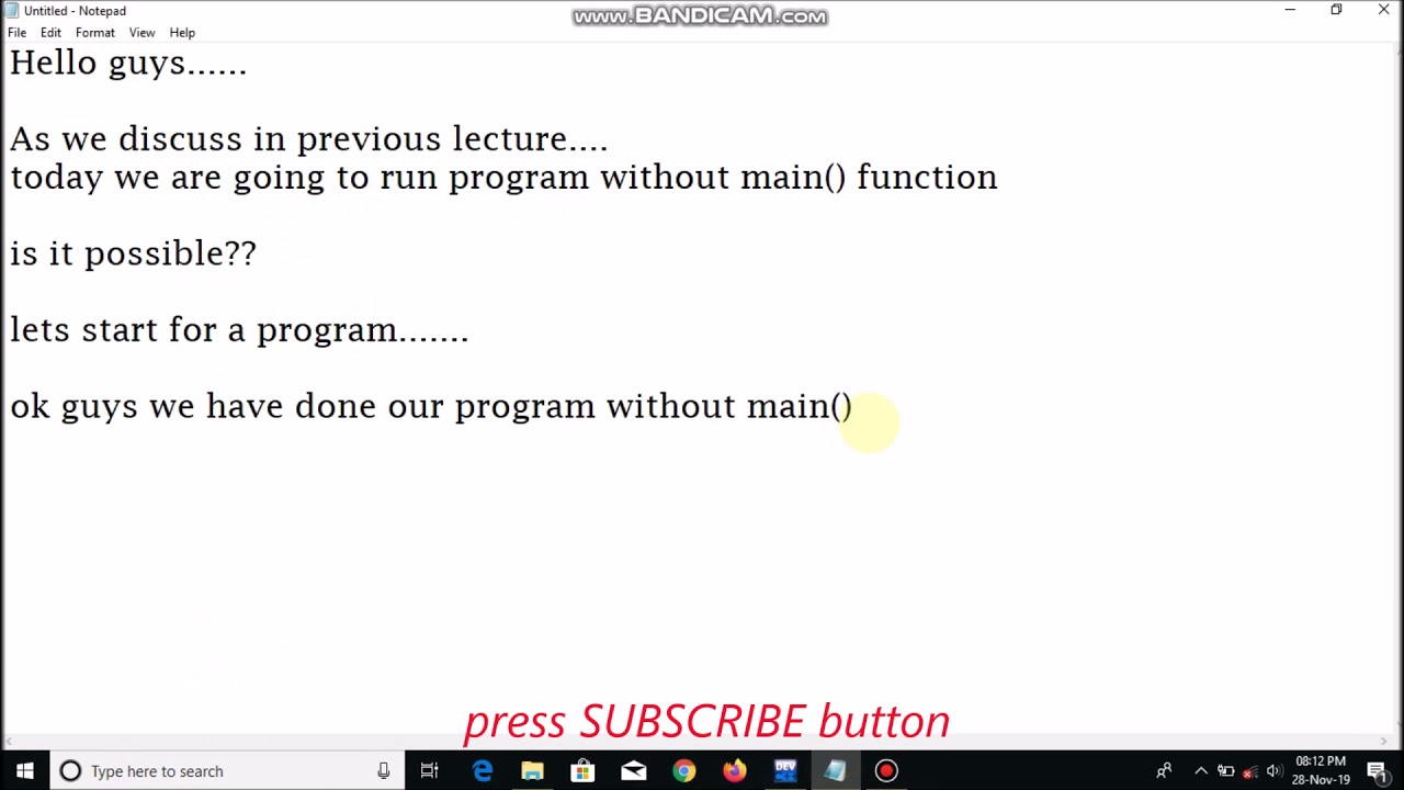 C Program Without main() | Programming Puzzles
