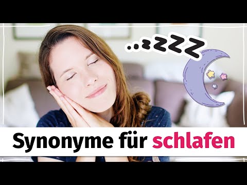 Synonyme für "schlafen" (Deutscher Wortschatz für Fortgeschrittene)