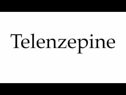 How to Pronounce Telenzepine