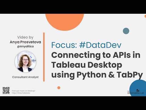 Connecting to APIs in Tableau Desktop using Python & TabPy