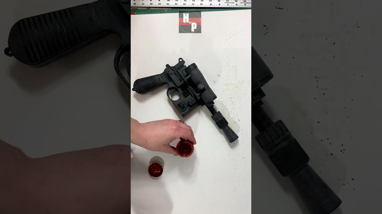 Luke's DL 44 Blaster #shorts #starwars #blaster #3dprinting #howto #diy #easy #skywalker