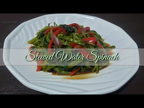 Stewed Water Spinach/Adobong Kangkong