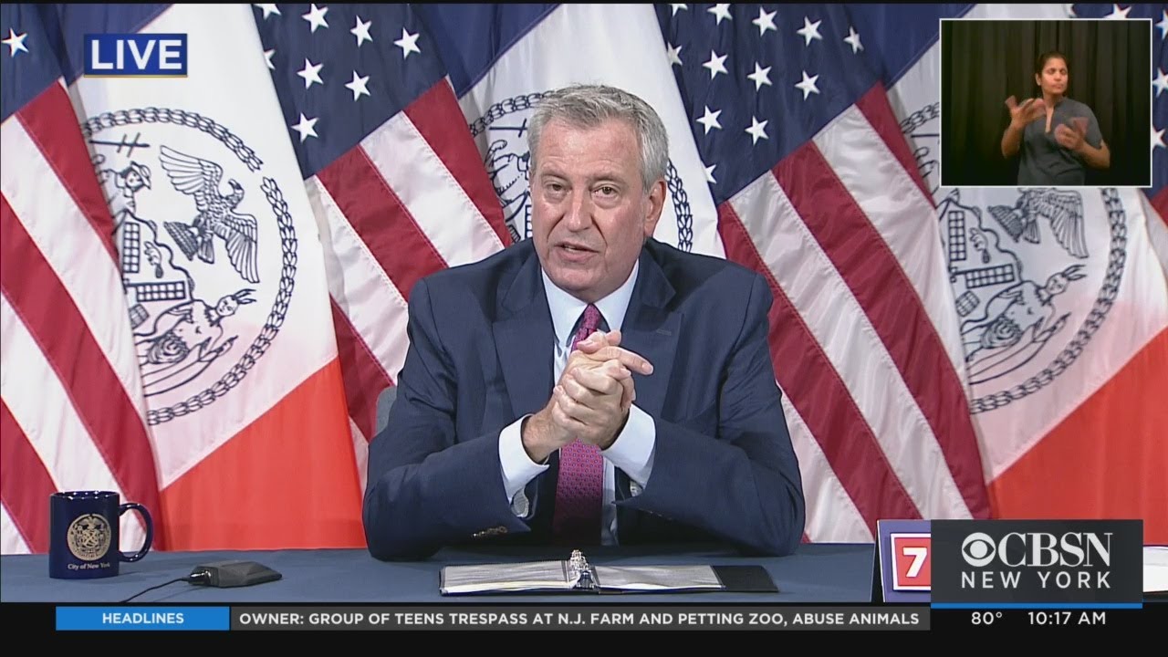 Mayor De Blasio On Schools Outdoor Learning