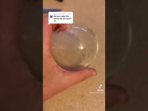 WHAT TO USE TO MAKE KEMONO EYE DOMES | fursuit eye making tutorial | how to make kemono fursuit eyes