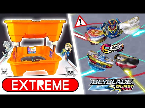 NEW EPIC Beyblade Burst Rise Hypersphere Battle Tower STADIUM MOD - BEYBLADE BURST RISE BATTLES