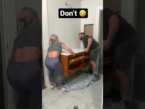 Floating vanities are not fun #diy #shorts #shortsvideo #short #diy #tutorial