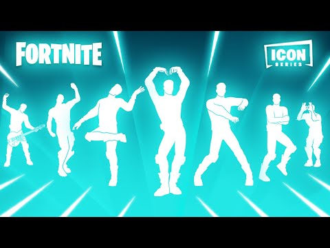 ALL ICON SERIES DANCES & EMOTES IN FORTNITE