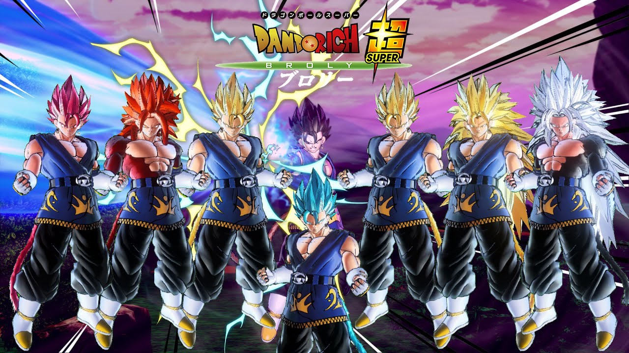 Vegito AF (Base-SSJ1-SSJ2-SSJ3-SSJ4-SSJ5-SSG-SSB) - Dragon Ball Xenoverse 2 Mods