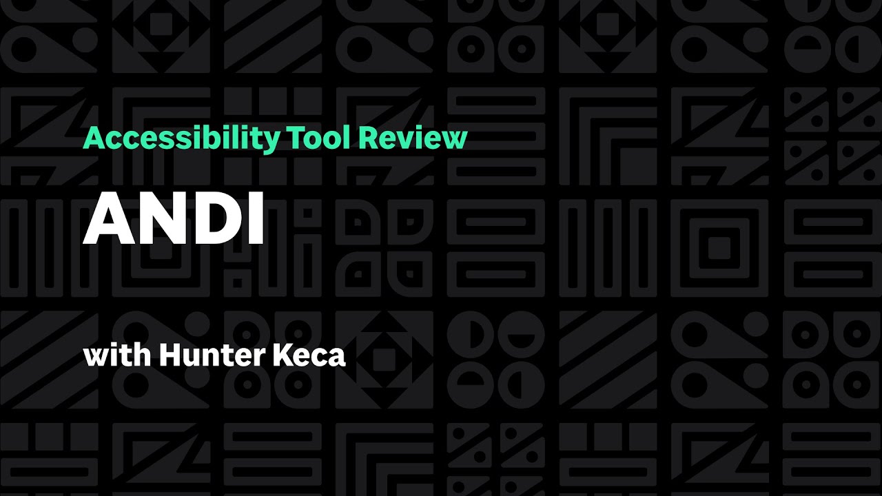 ANDI | Automated Accessibility Tool Review