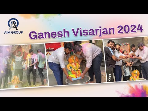 Ganesh Visarjan 2024 at Aim Group of Companies | Aim Technologies