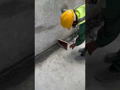 How to Make Smooth Chamfer in Pool Plastering | Skilled Mason Using Template