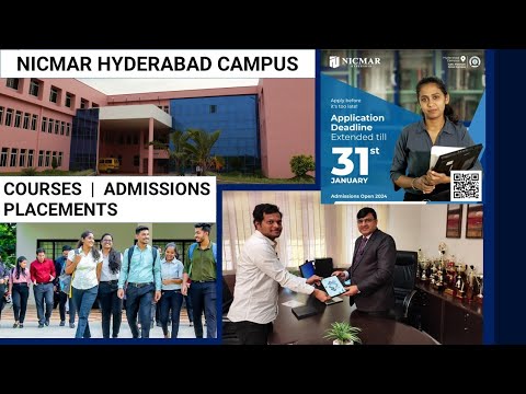 NICMAR HYDERABAD CAMPUS COMPLETE DETAILS| PROGRAM DETAILS | PLACEMENTS | ADMISSION | FEE DETAILS