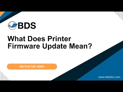 What Does Printer Firmware Update Mean?