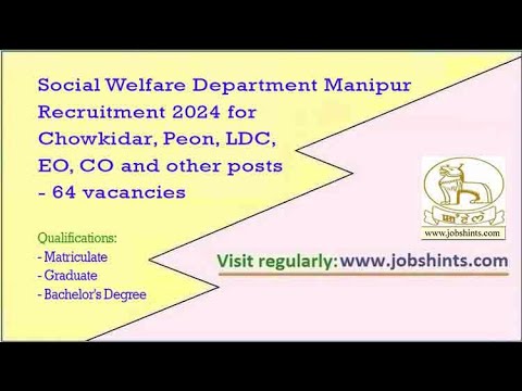 Forest Department Manipur Recruitment 2024 for Forest Guard – 70 vacancies