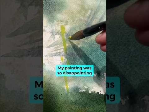 When Your Painting Disappoints You, Plein Air Watercolor