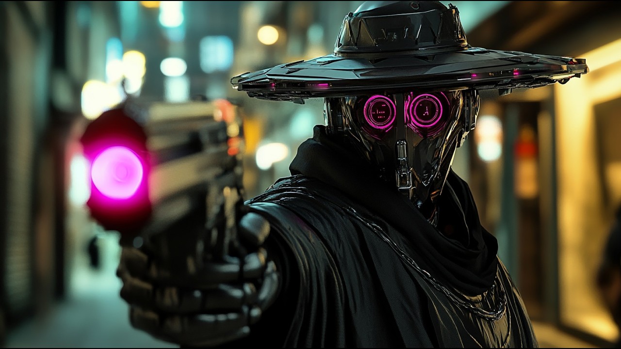 The Bounty Hunter - AI ANIMATED SCI-FI STORY | Midjourney, Runway Gen 3, KlingAI