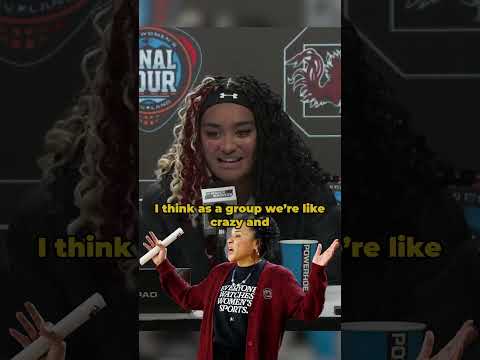 Te-Hina Paopao on how Dawn Staley is handling a young squad 🙌 #shorts