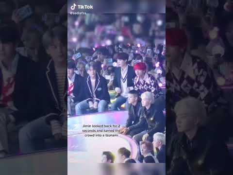 jimin creates tsunami in award show | jimin effect