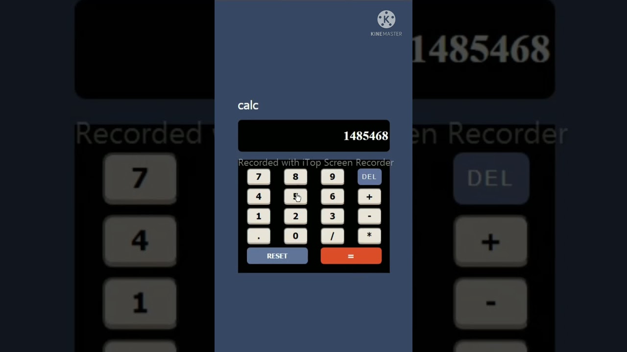calculator app made in JavaScript crings shorts respect