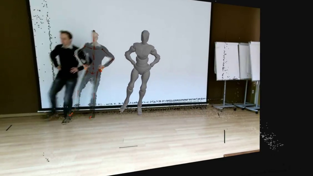 Single Kinect 2 Sample Project: Walking