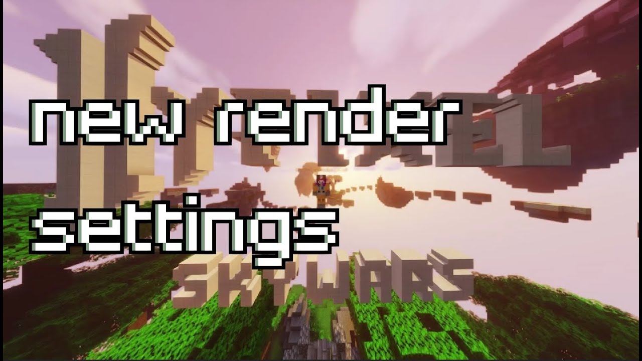 Hypixel Skywars - new render settings, old resource pack