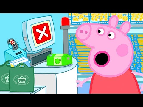 The Grocery Shop Self-Checkout π | Peppa Pig Tales Full Episodes