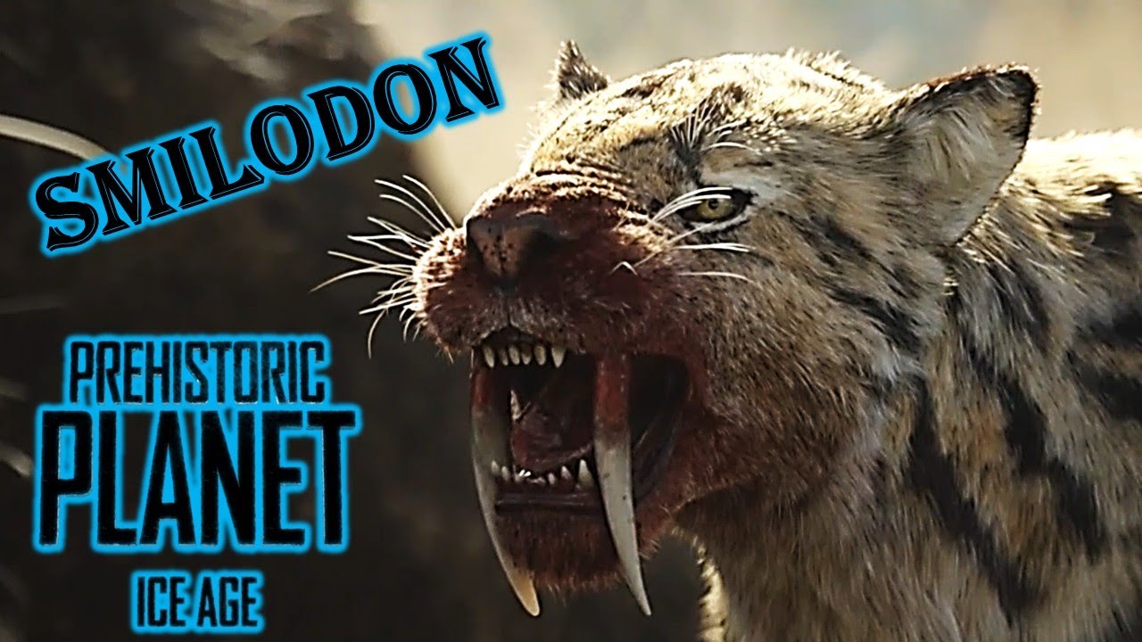 prehistoric Planet Ice age Smilodon Fatalis screen time