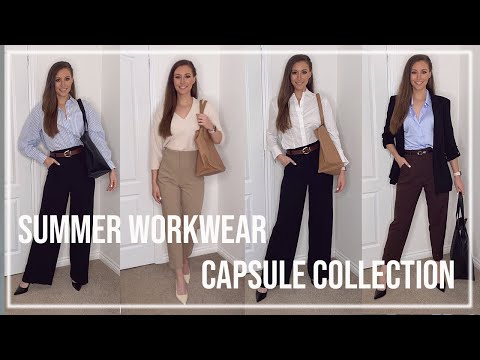 Summer Workwear Capsule Collection | Mango Zara New Look 2022 | Work Wear Try On Haul